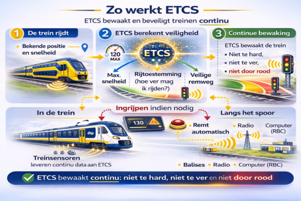 ERTMS: de toekomst van spoorbeveiliging in Nederland